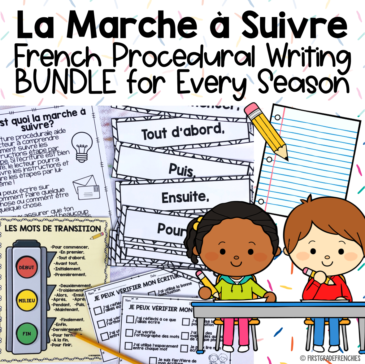 How to Teach French Procedural Writing — First Grade Frenchies