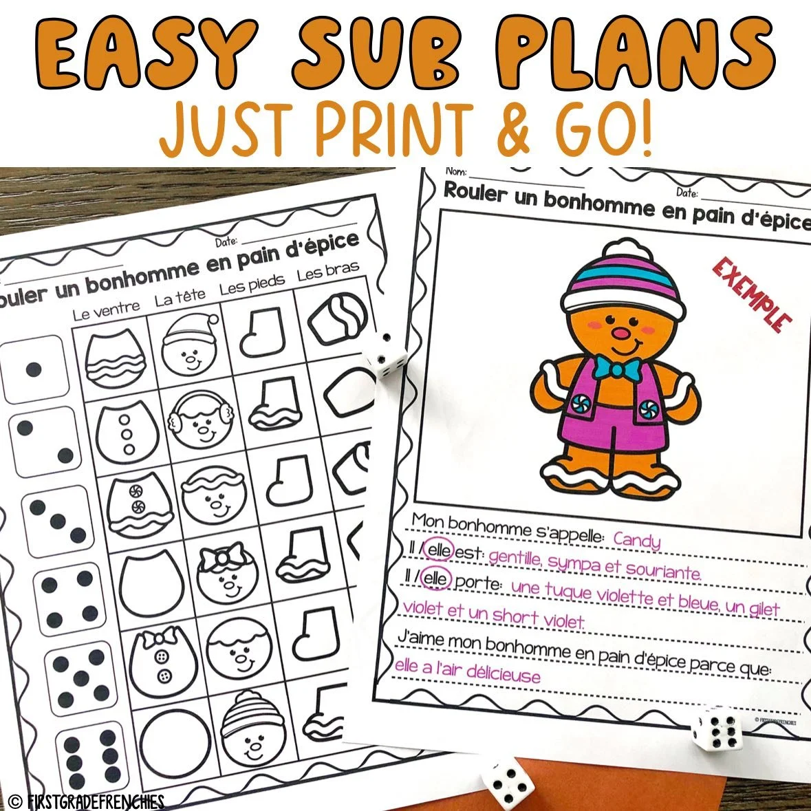 Planning a French Gingerbread Week! — First Grade Frenchies