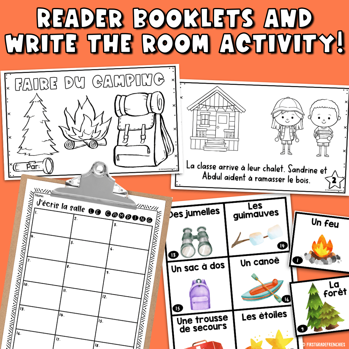 Your Guide to a French Camping Theme Week — First Grade Frenchies