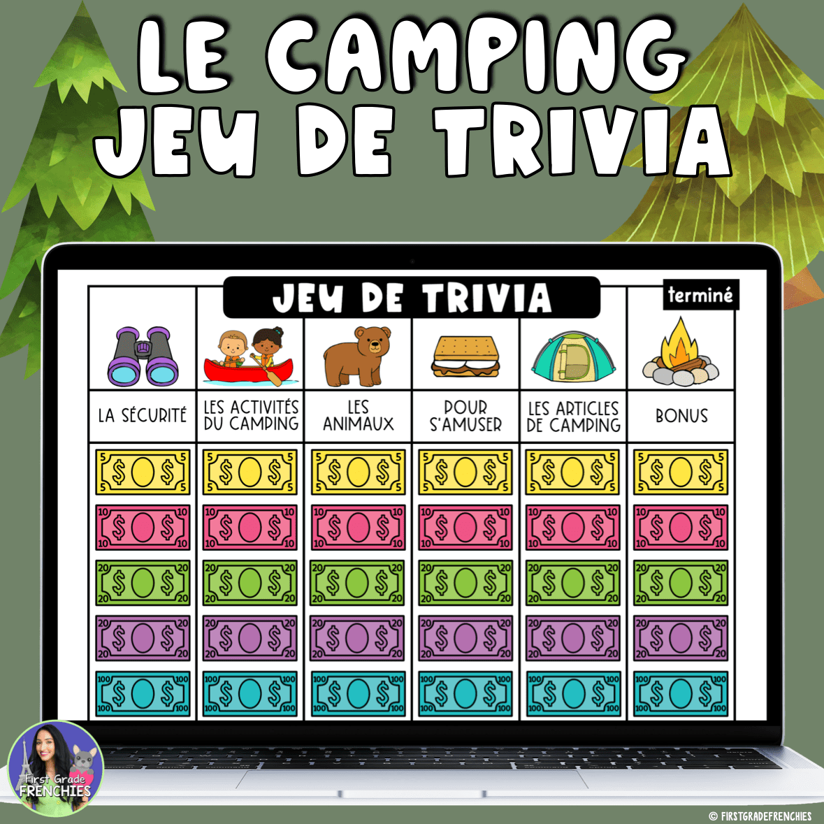 Your Guide to a French Camping Theme Week — First Grade Frenchies