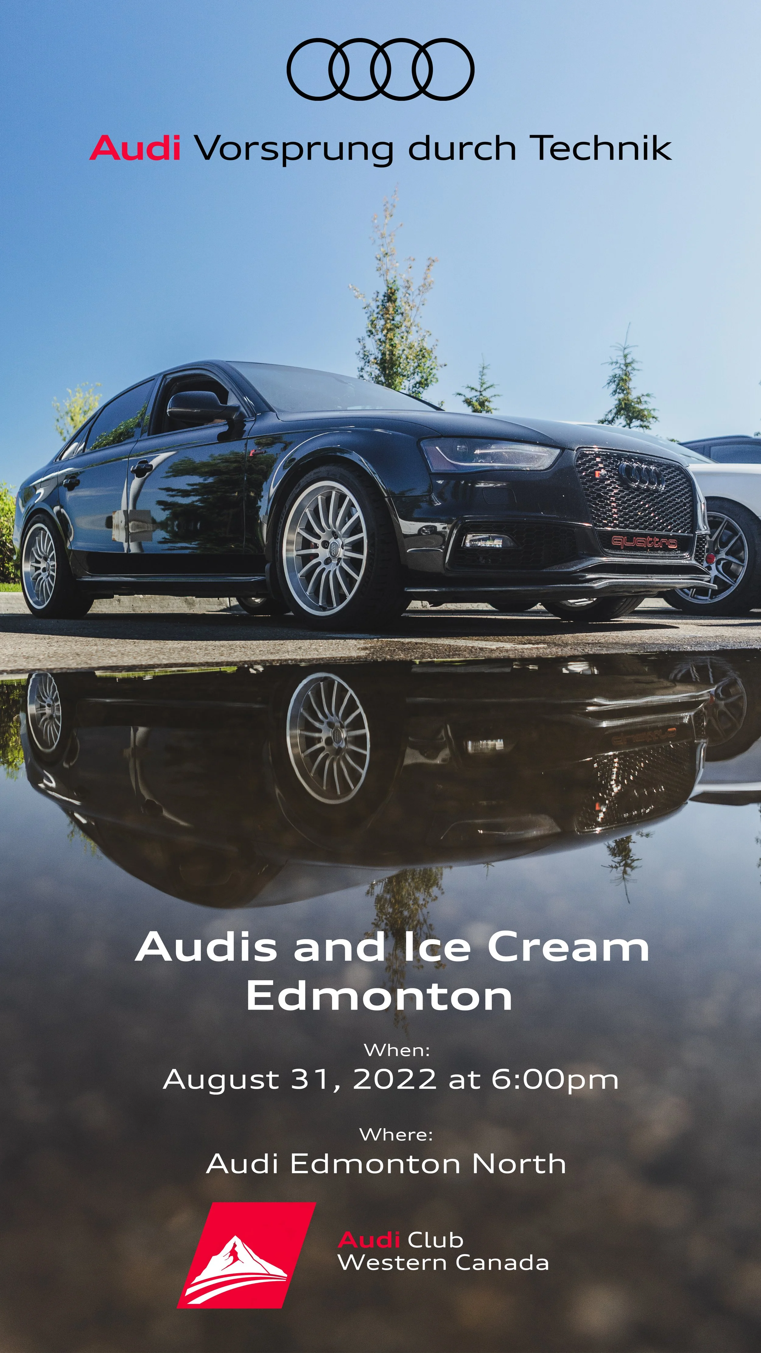 Audis and Ice Cream YEG — Audi Club Western Canada