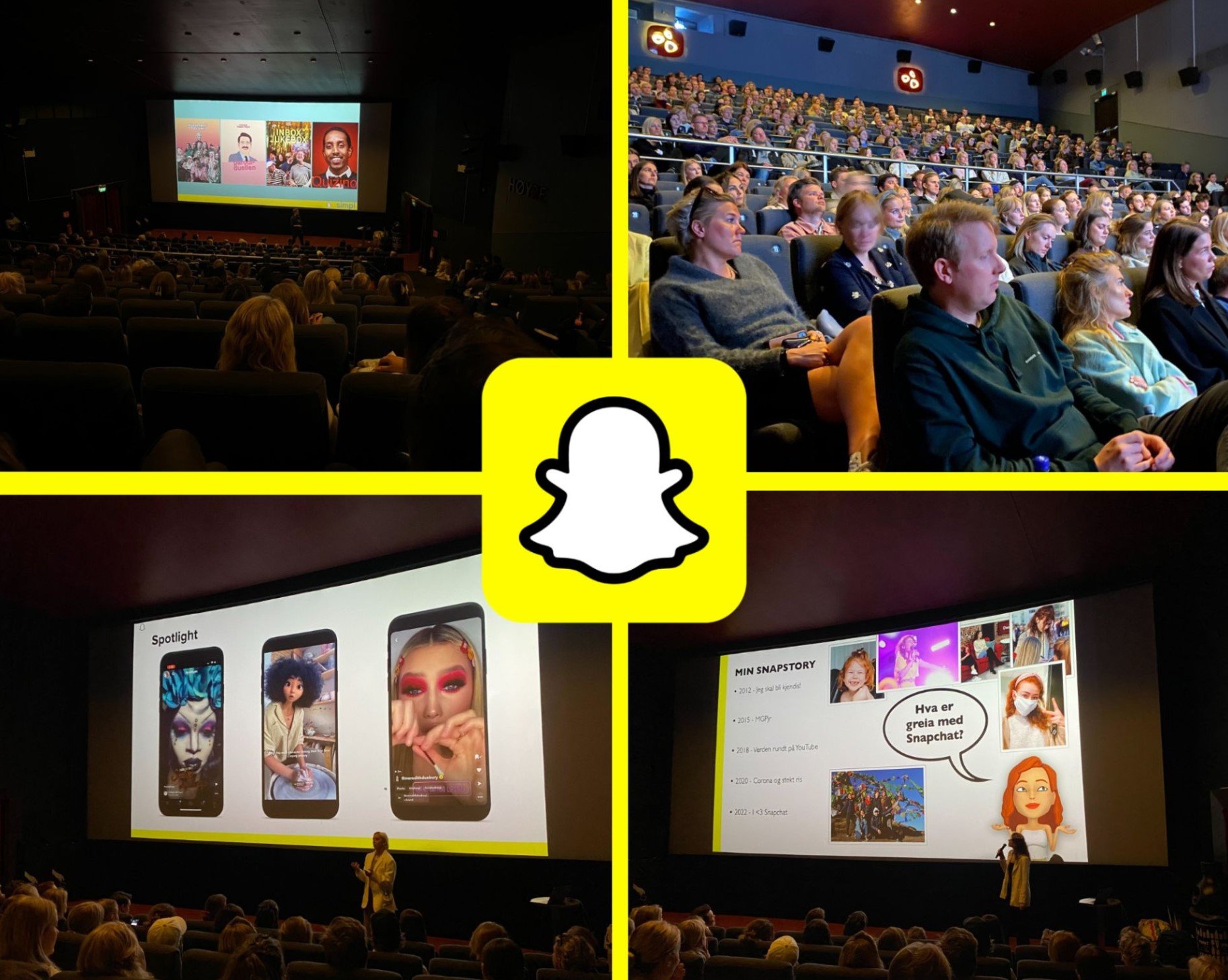 Snap Inc. med seminar på Saga Kino — MDN
