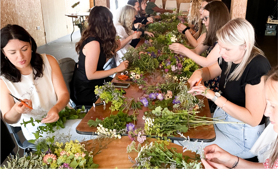 York Floristry Workshops — WILD BEE FLOWER FARM