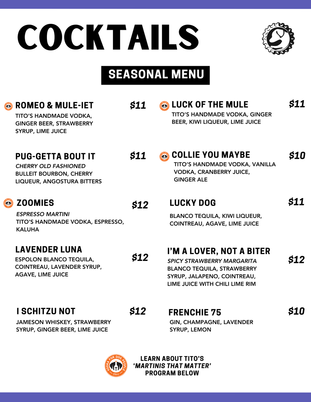 Eat + Drink — Taps and Tails