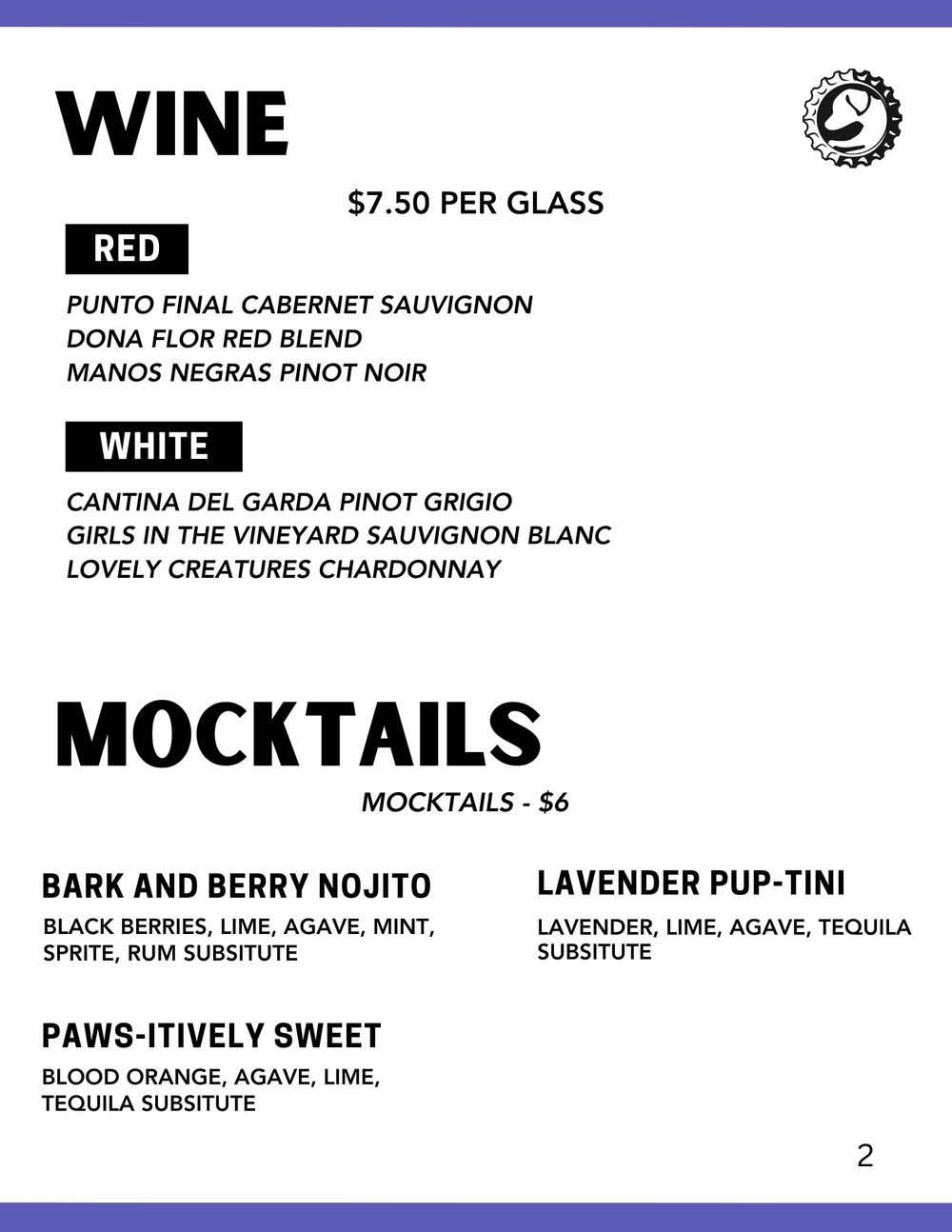 Eat + Drink — Taps and Tails