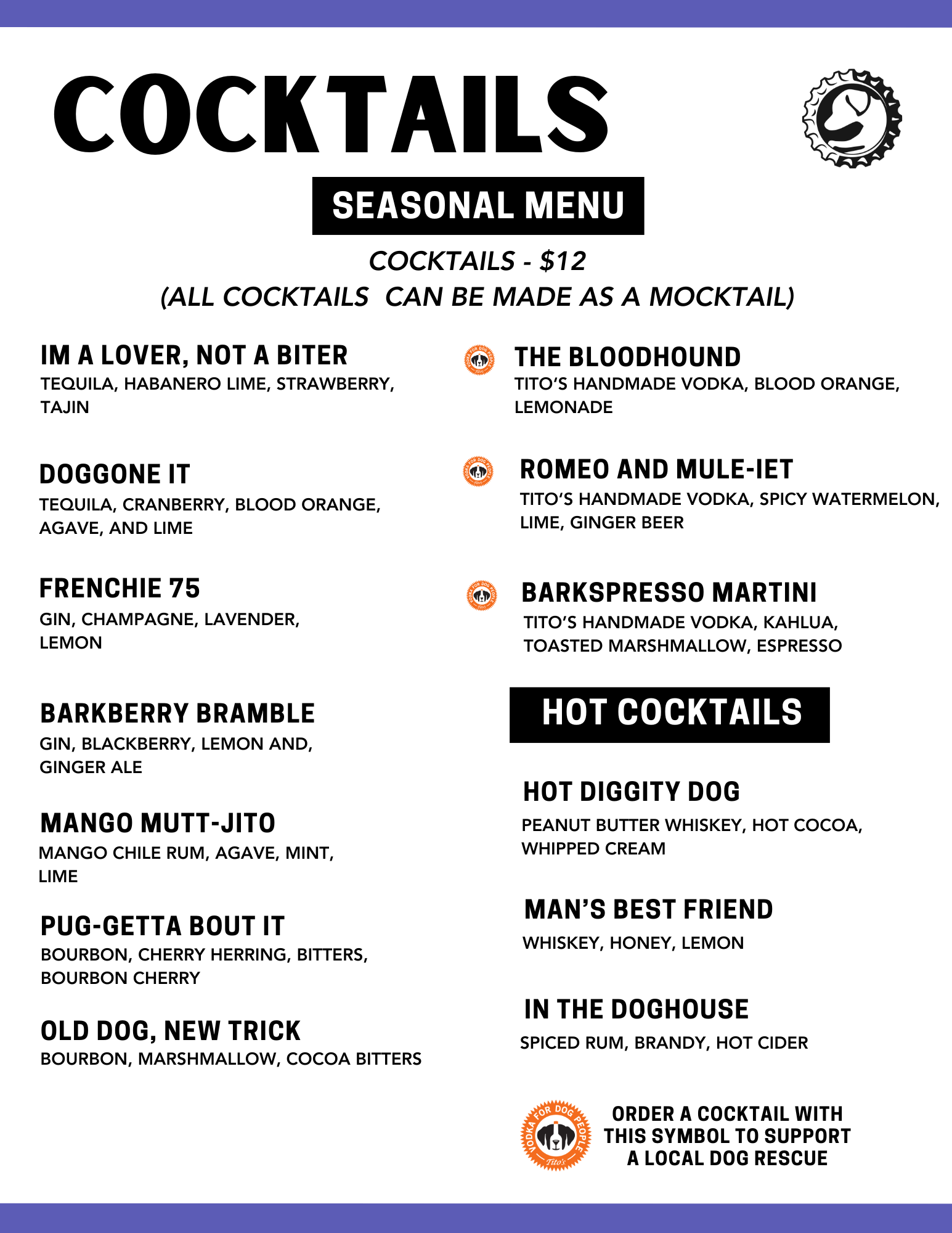 Eat + Drink — Taps and Tails