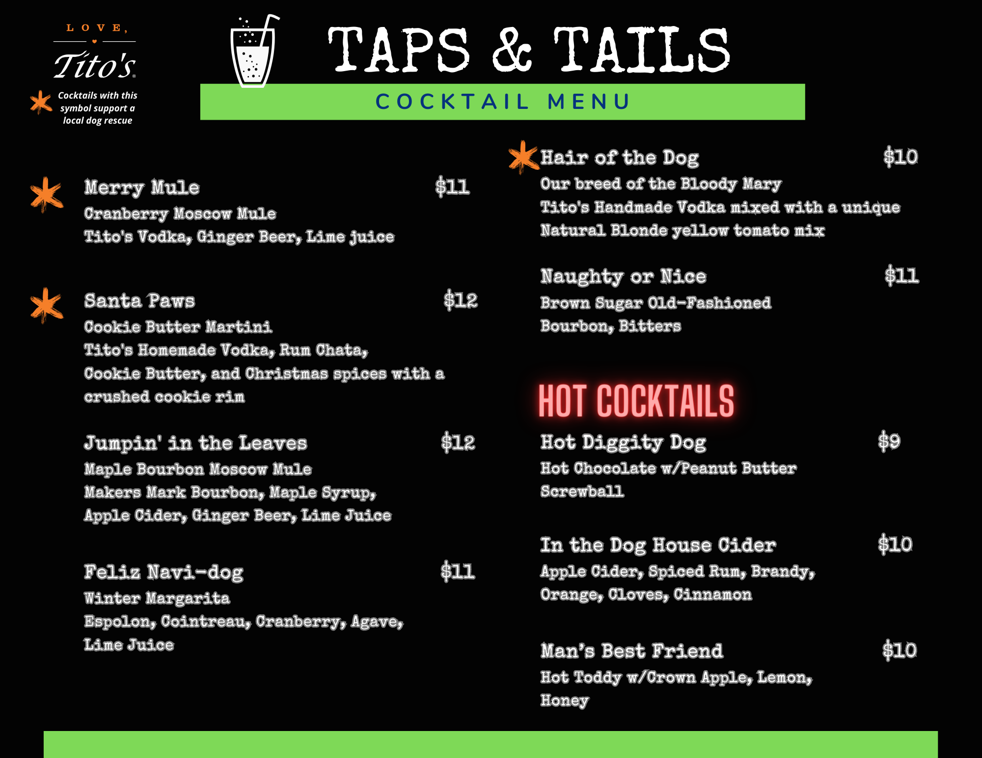 Eat + Drink — Taps and Tails