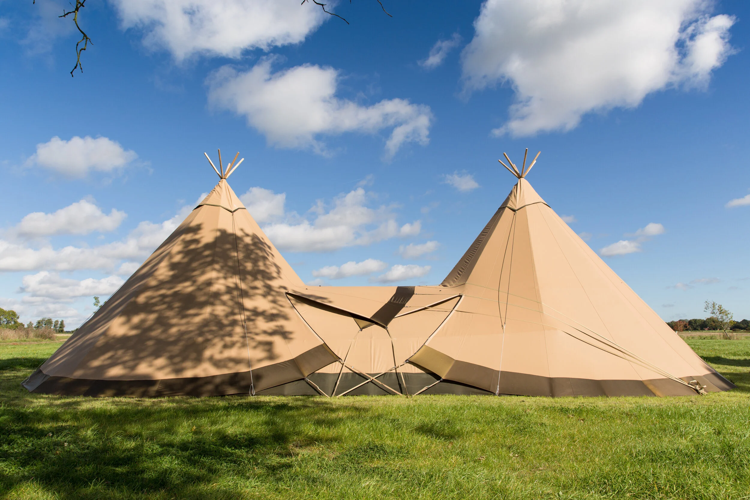 Double Tipi Hire — Element Tipis