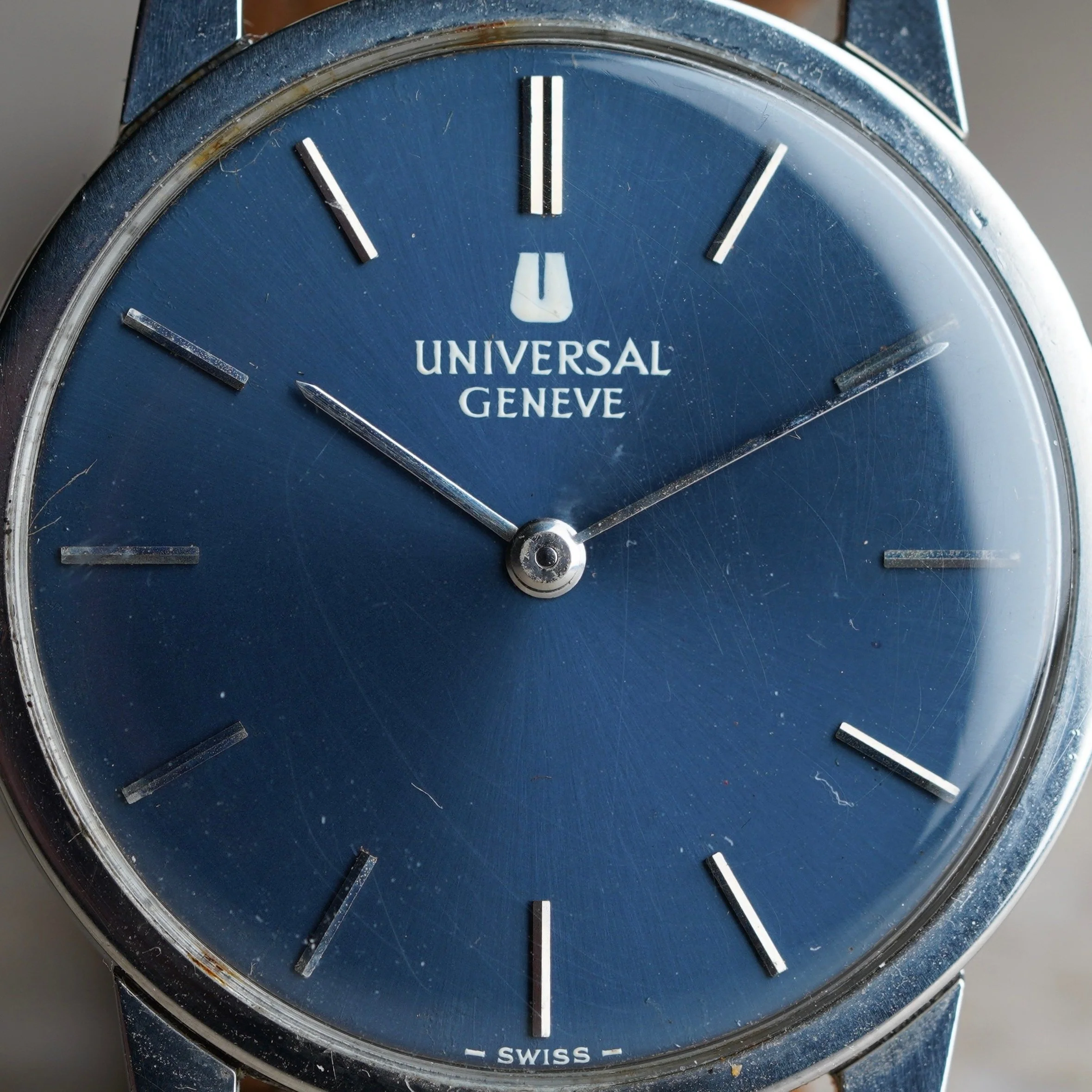 Two Universal Genève 1970s Wristwatches