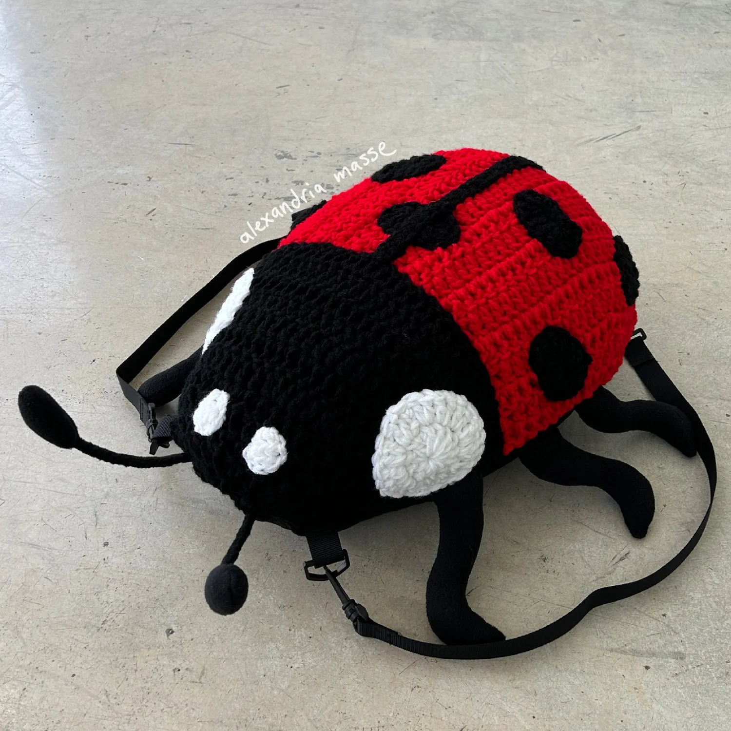 Ladybird Backpack/Pillow — Alexandria Masse