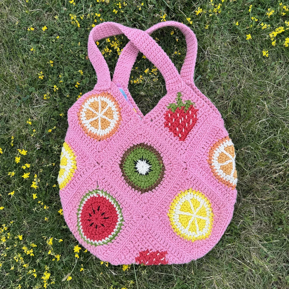 Strawberry Bag CROCHET PATTERN PDF — Alexandria Masse