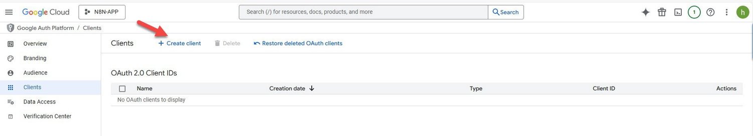 How to Set Up Google OAuth Credentials in N8N Without Expiry — Beyondspace