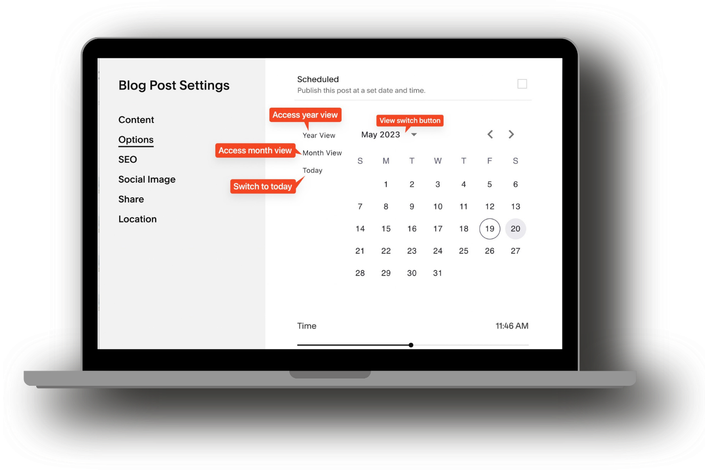 Publication Datepicker — Beyondspace
