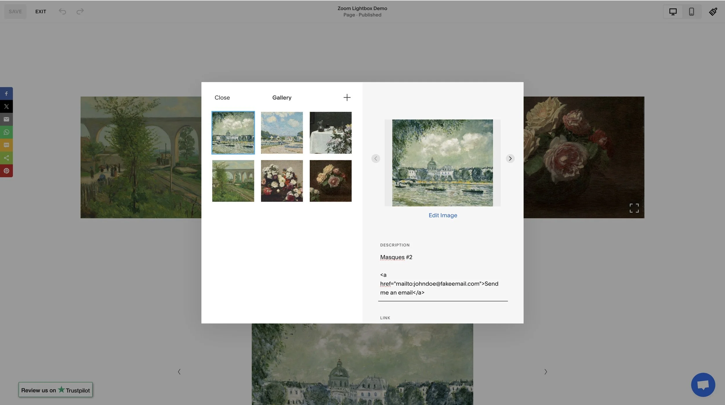 Enhance Squarespace lightbox gallery with buy buttons — Beyondspace