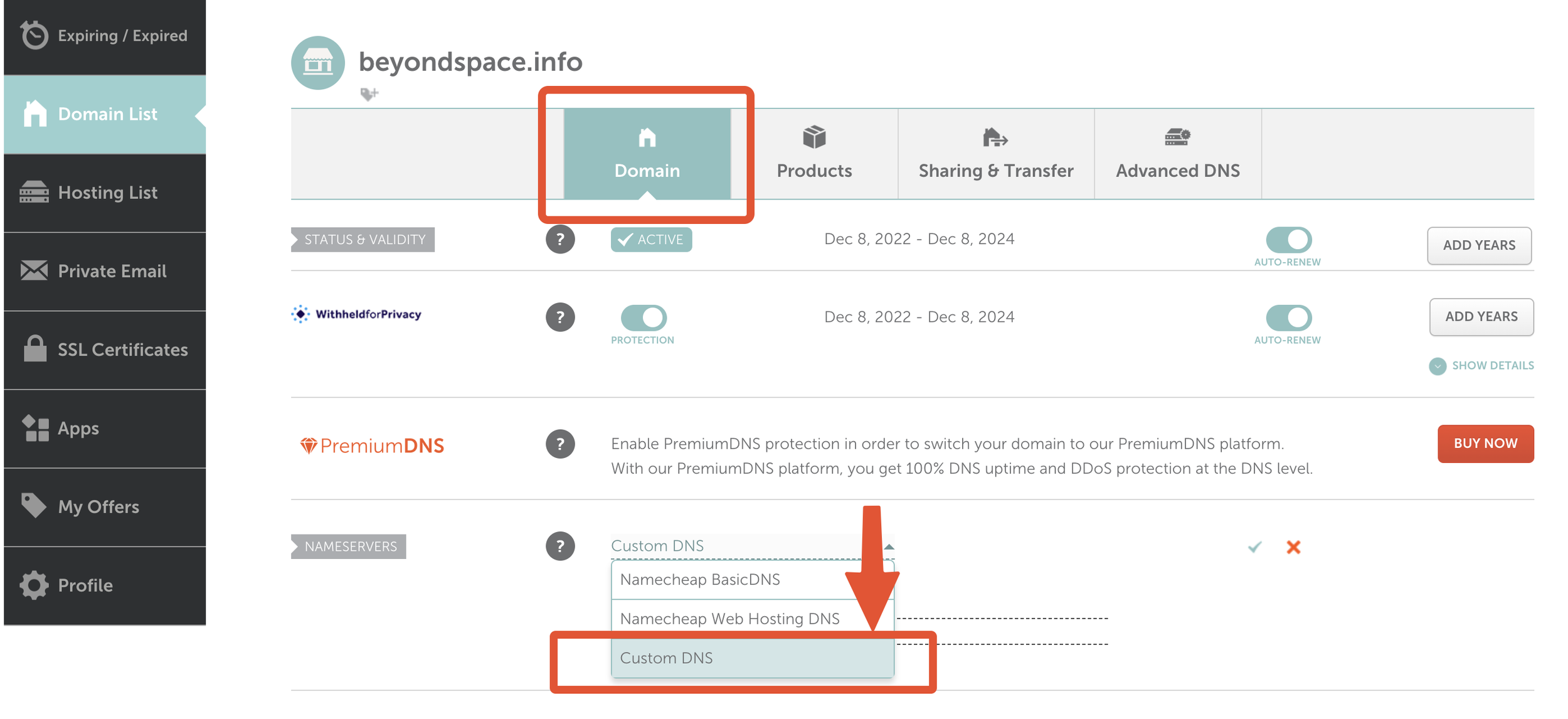 How to connect Namecheap domain to Cloudflare — Beyondspace
