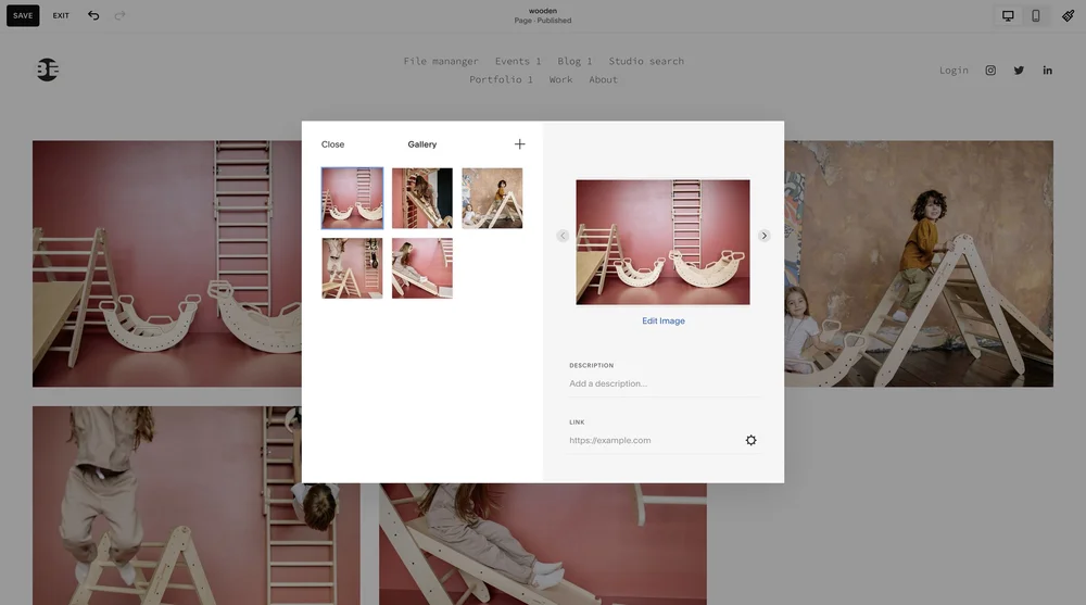 Showcase Projects with unique lightbox galleries in Squarespace ...