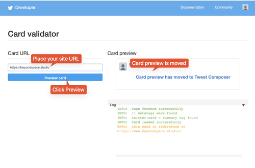 How to refresh Open Graph image — Beyondspace