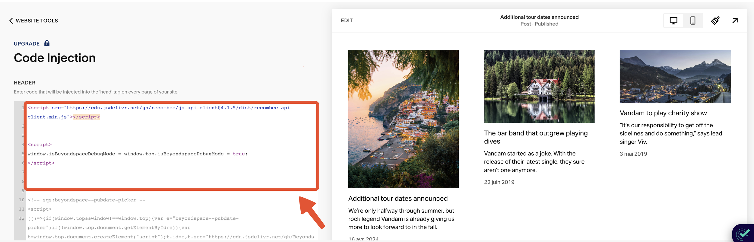 Complete Guide for Squarespace Code Injection — Beyondspace