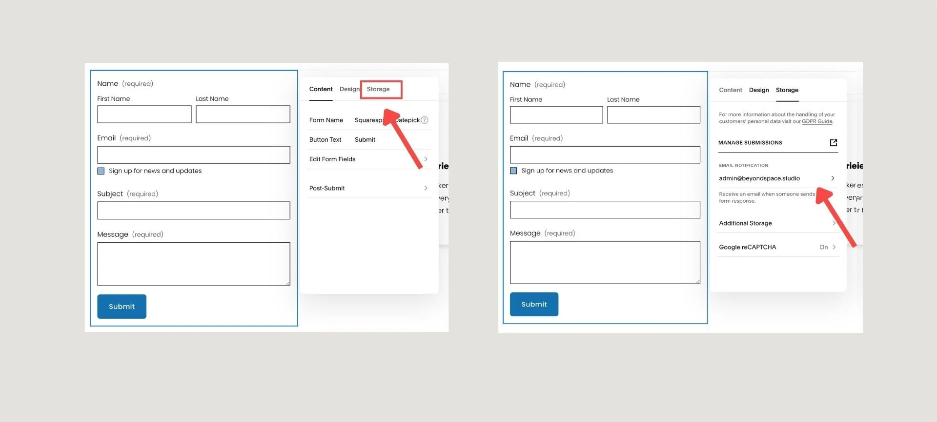 What you need to know about Squarespace Form block Settings — Beyondspace