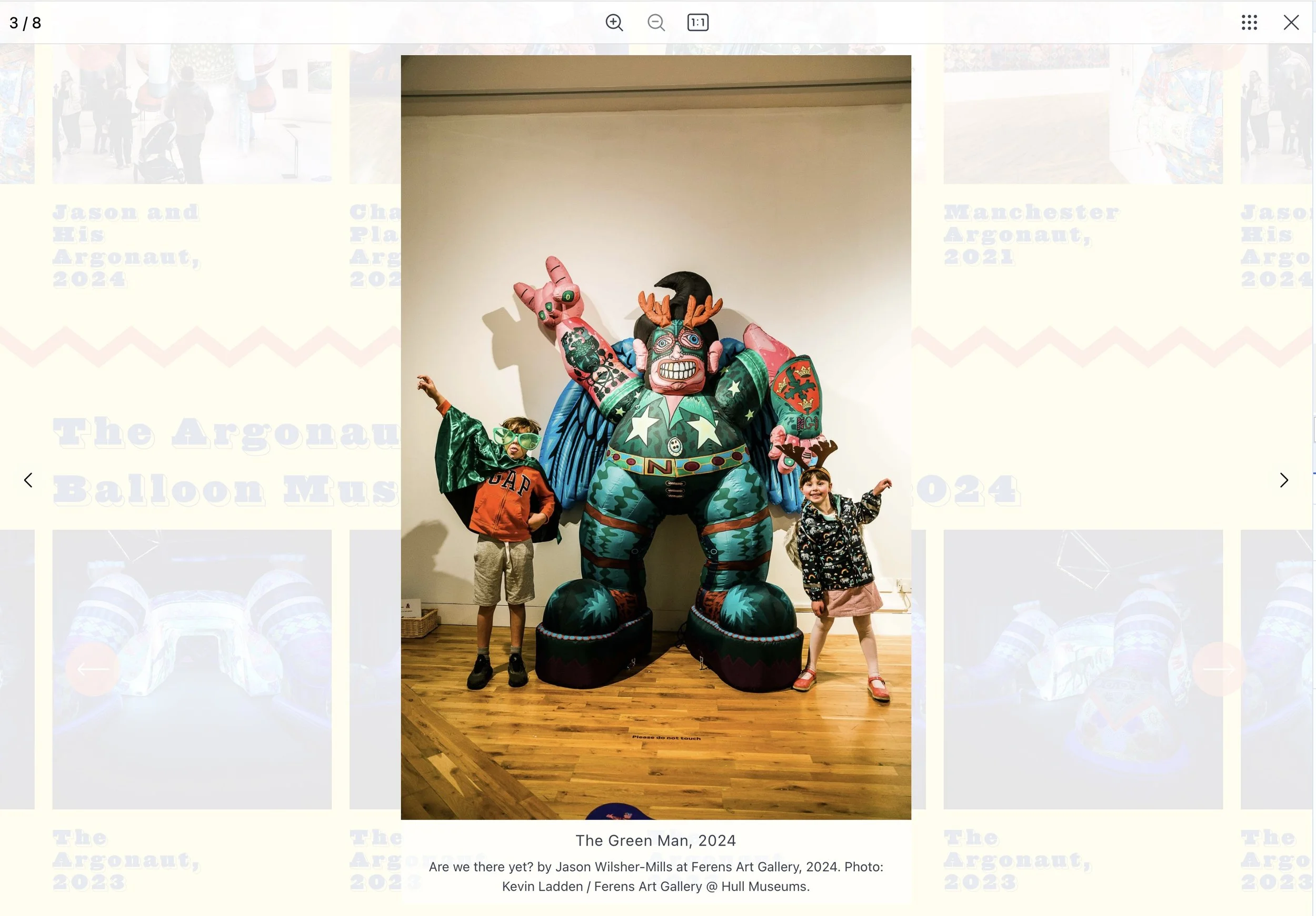 Enhance art portfolio website with advanced lightbox features — Beyondspace