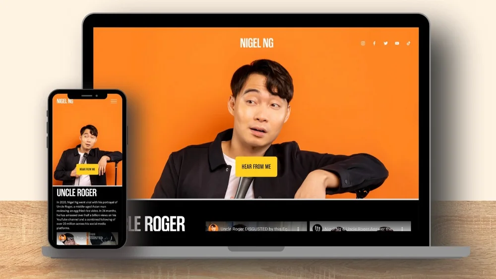 Fuiyoo! Uncle Roger has an online home on Squarespace — Beyondspace