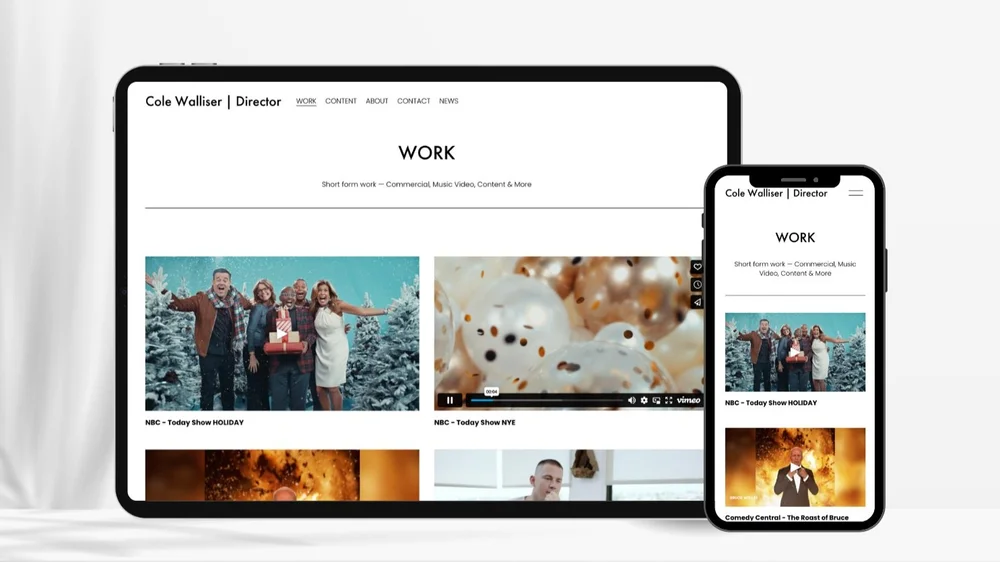 How Cole Walliser showcases his GLAMbot on Squarespace — Beyondspace