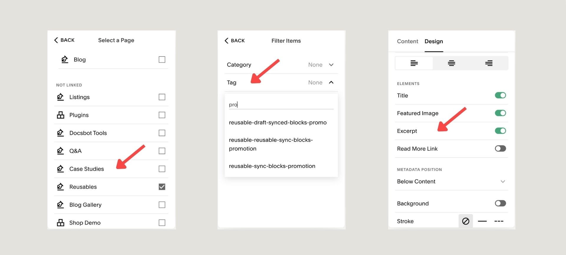 How to create reusable content with Synced Blocks in Squarespace — Beyondspace