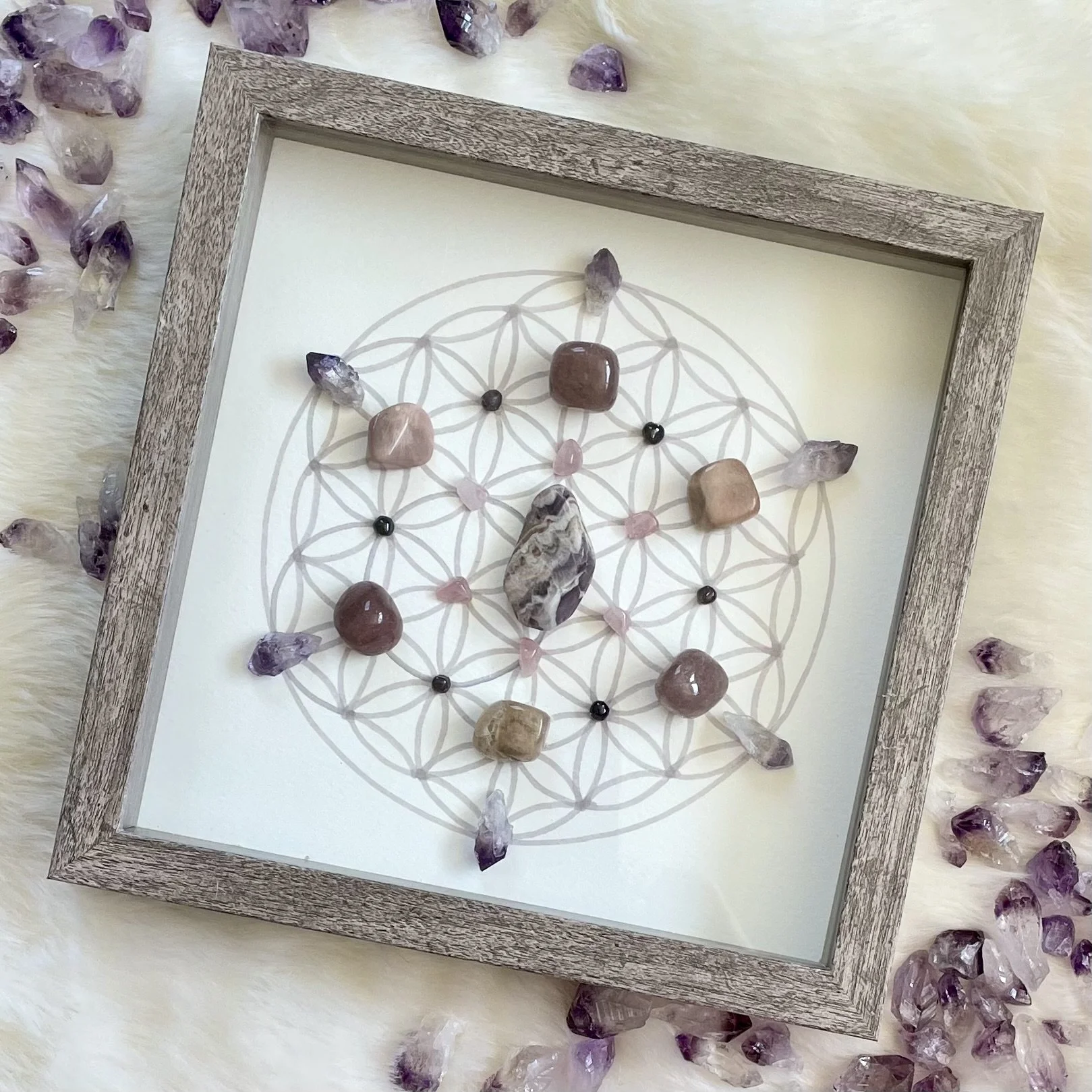 Conscious Creation Co. | Shop Framed Crystal Grids | Sacred Space ...