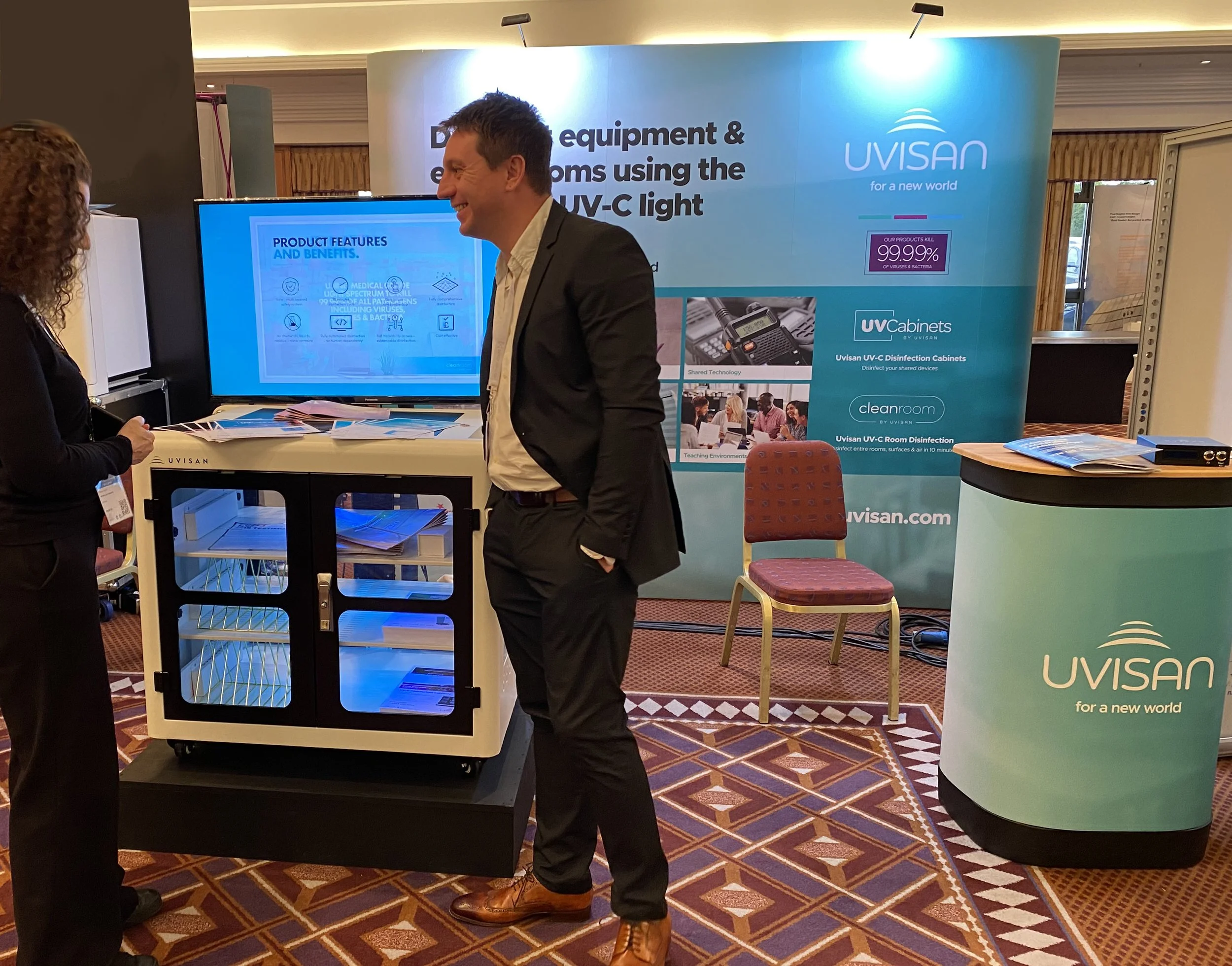Uvisan exhibit at Healthcare Facilities Management Conference — Uvisan
