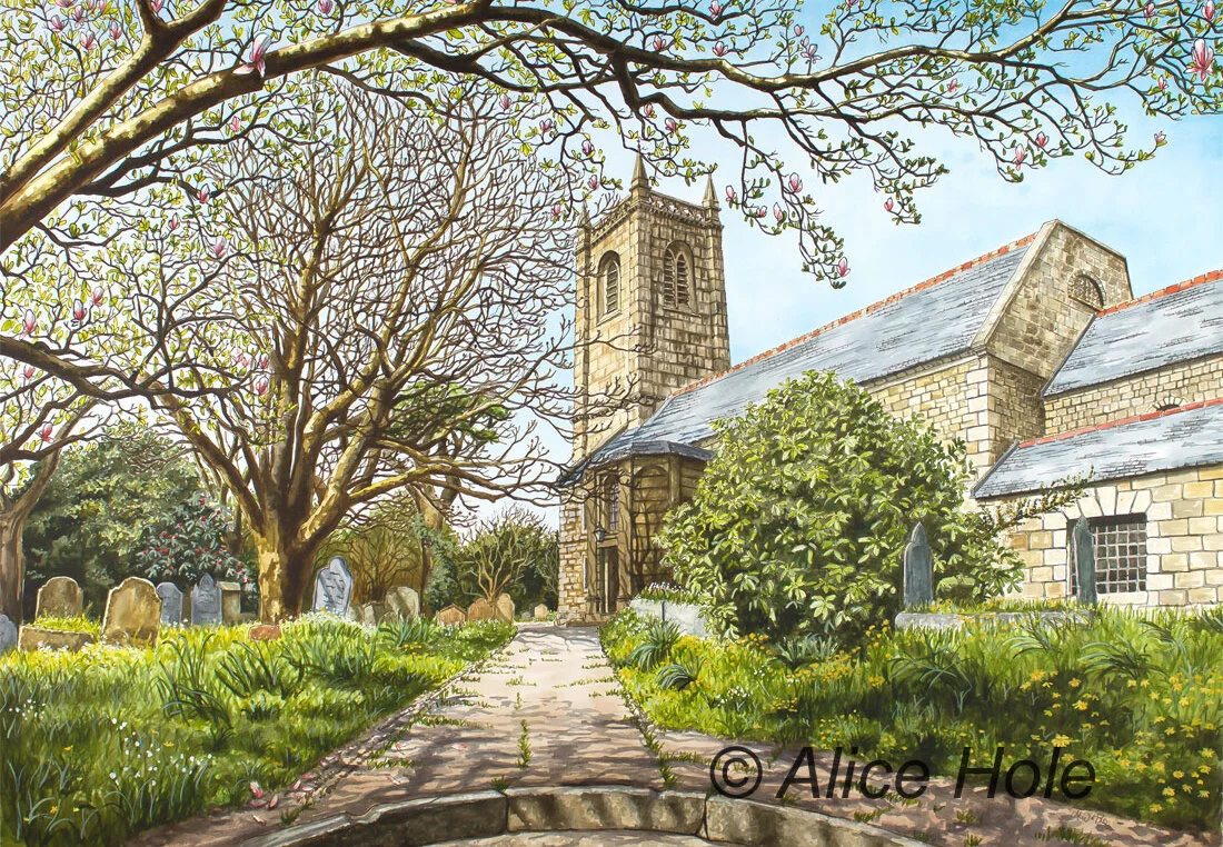 'St Michael's Church, Helston' — Alice Hole - Artist