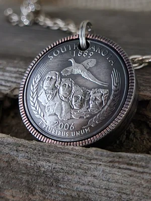 Texas Quarter Necklace — IGWT Creations