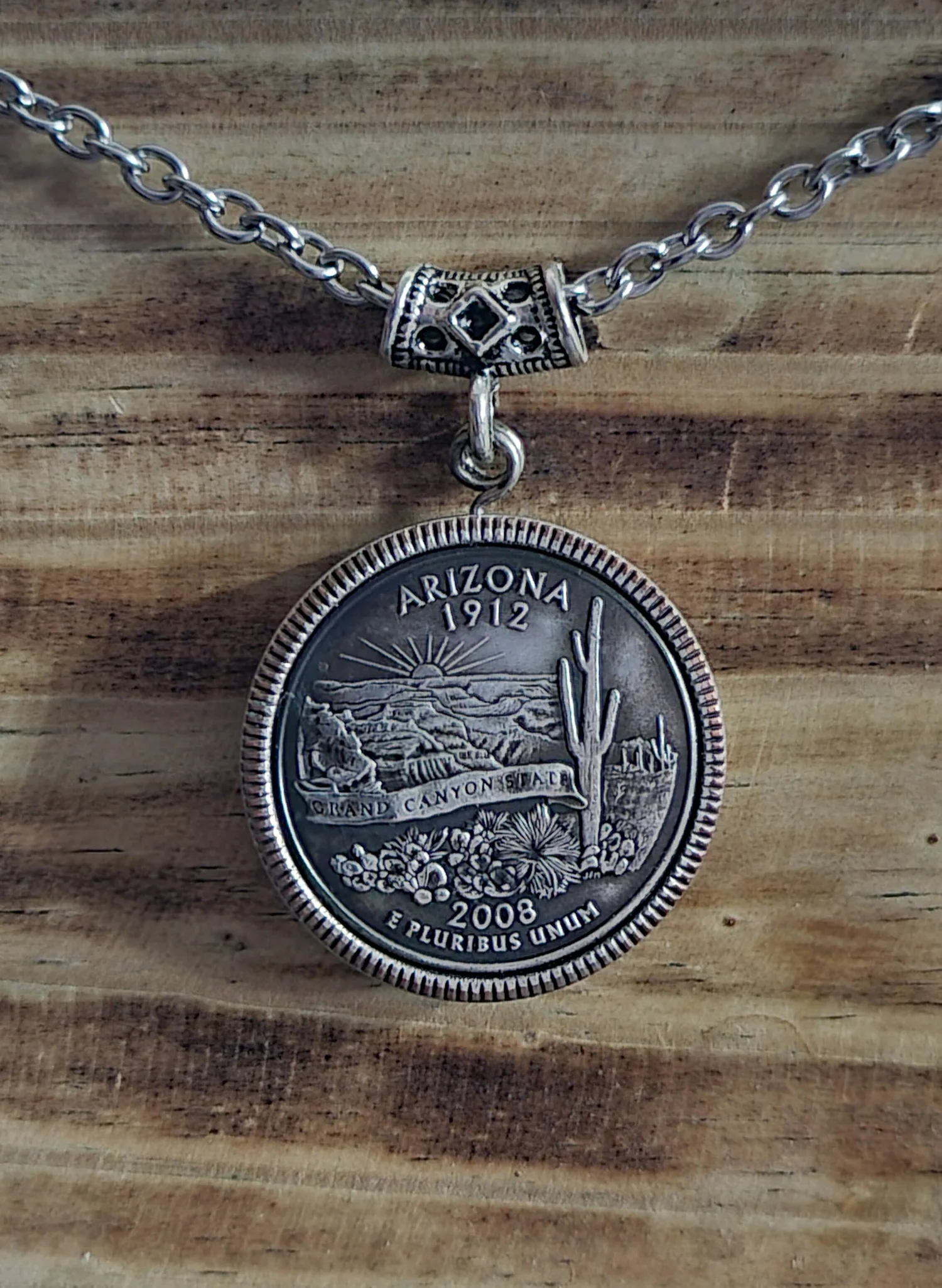 Texas Quarter Necklace — IGWT Creations