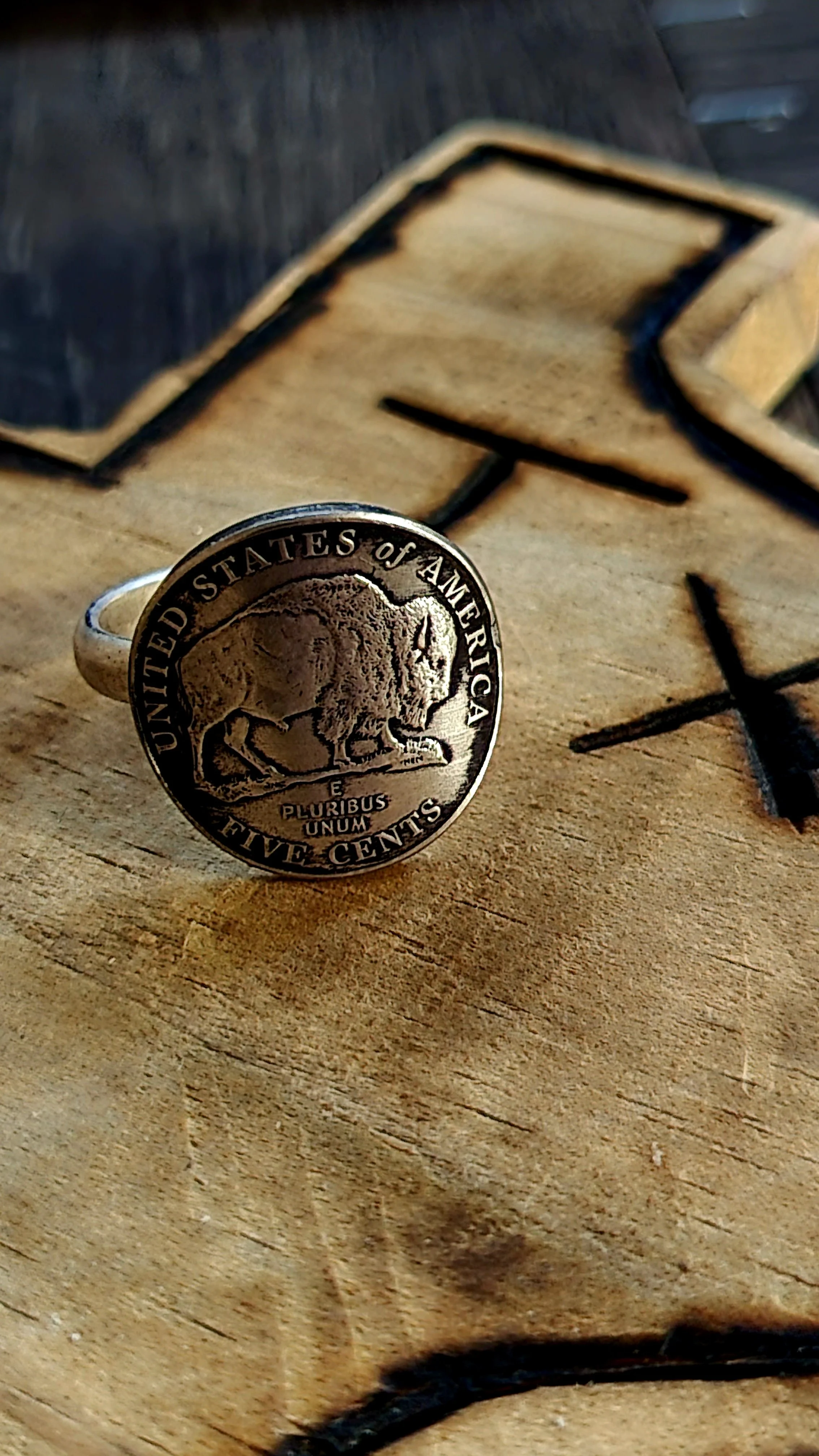 Hand Forged State Quarter Rings — IGWT Creations