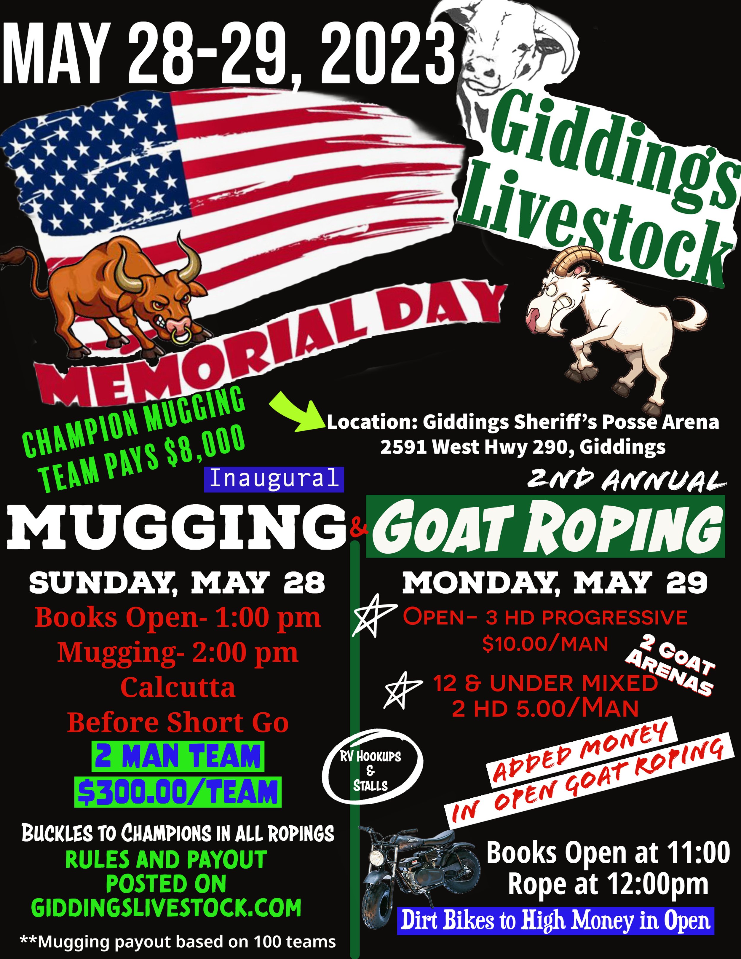 Memorial Day Ropings — Giddings Livestock