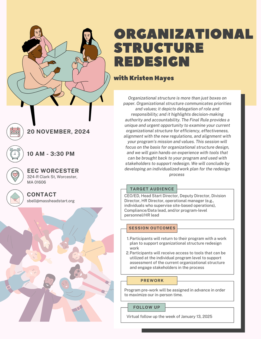 Organizational Structure Redesign — Massachusetts Head Start Association