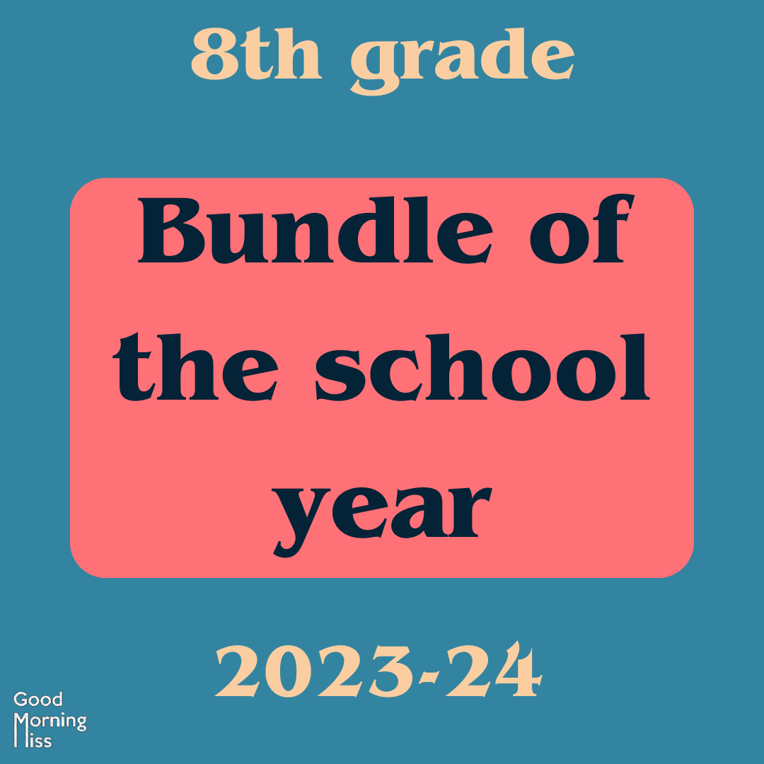 Progression annuelle 4e - 2023-24 — Good Morning Miss