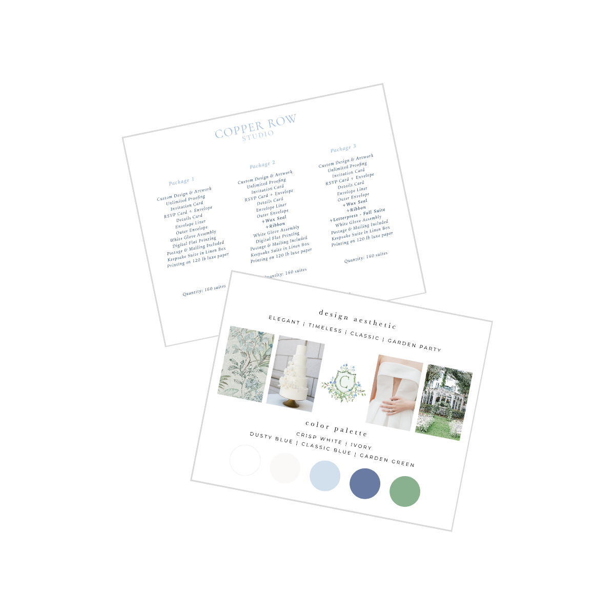 Copper Row Studio | Custom Wedding Invitations & Signage