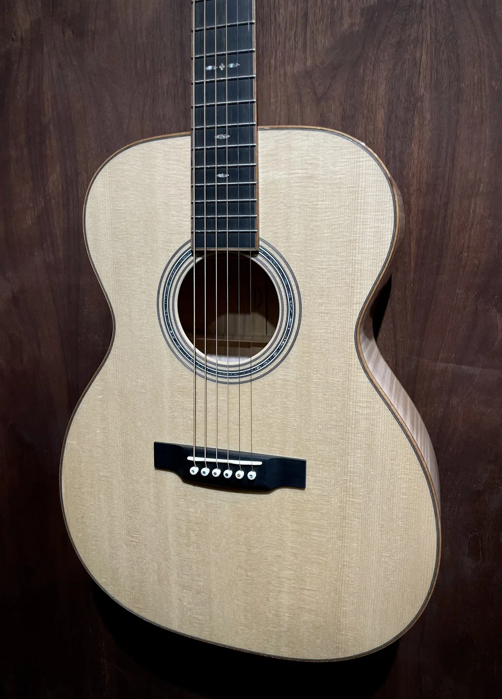 Martin Custom Shop OM 14-Fret Pacific Big Leaf Flamed Maple — Lightning ...