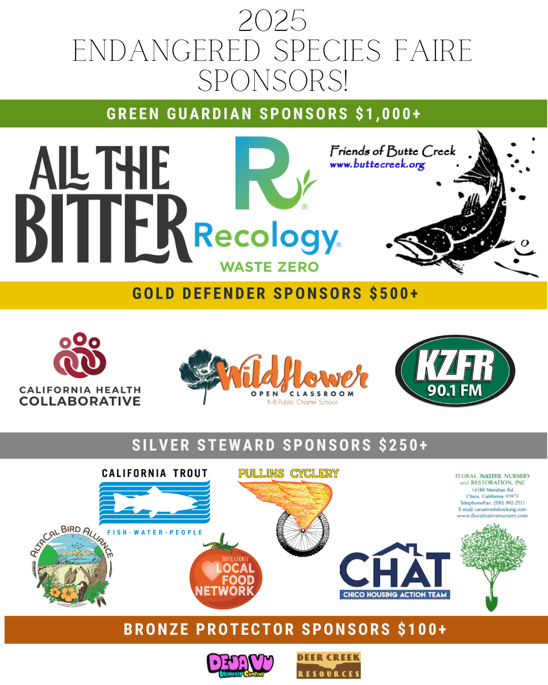 Endangered Species Faire — Butte Environmental Council