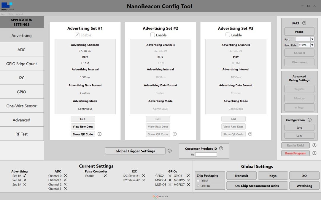 NanoBeacon™ IN100 Bluetooth SoC — InPlay