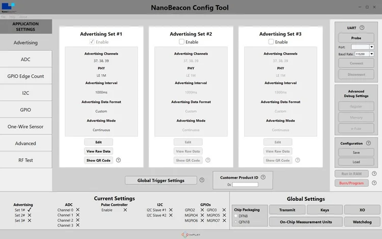 NanoBeacon™ IN100 Bluetooth SoC — InPlay