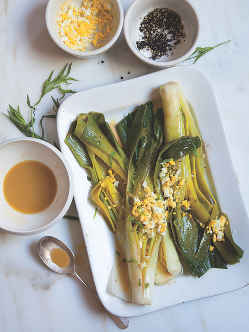 Thanksgiving Side Dishes - Leeks Vinaigrette Recipe — MARC MURPHY