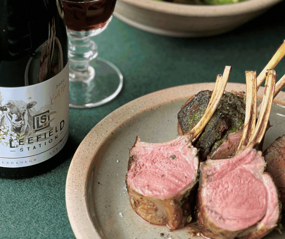 Matangi Lamb Rack with Sorrel Butter — Outstanding Food Producer Awards