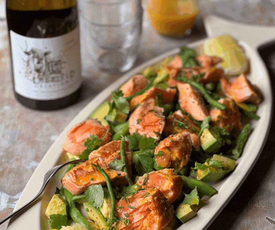 Barbecued Akaroa Salmon with Summer Trimmings — Outstanding Food ...