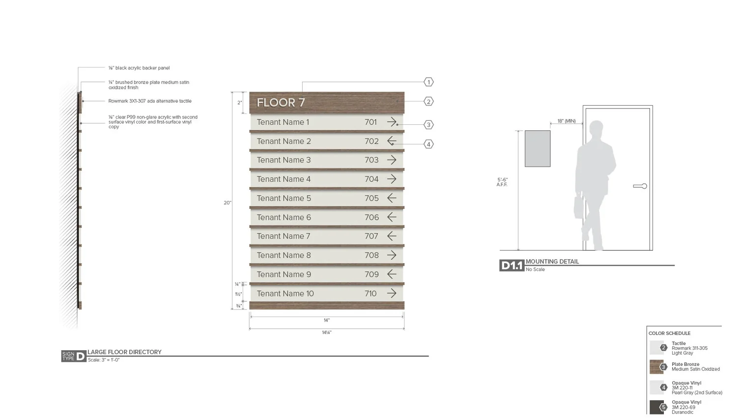 Wayfinding and Interior Sign Design / Subscription Sign Design Service ...