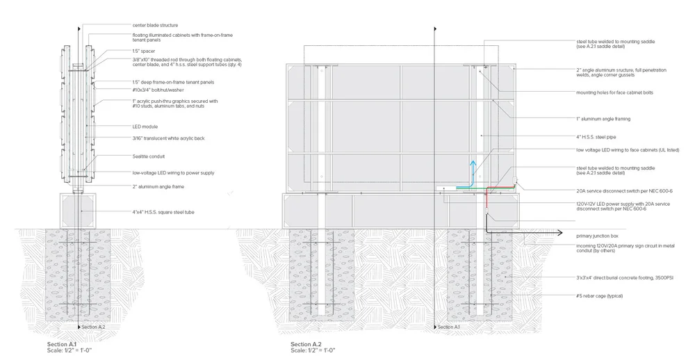 Shop and Permit Drawings for Sign Shops / Subscription Sign Design ...