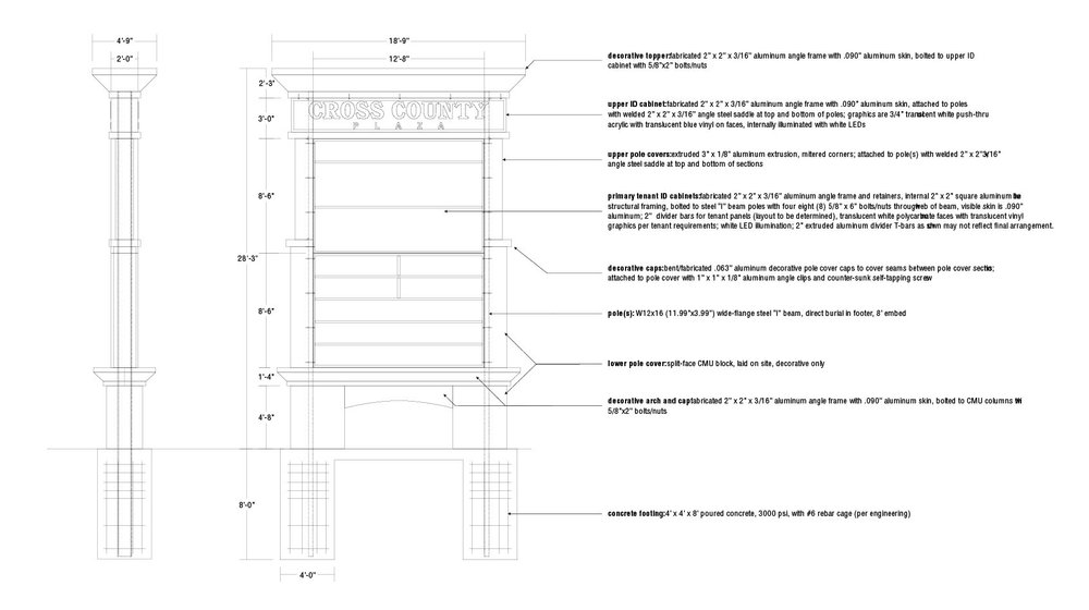 Shop and Permit Drawings for Sign Shops / Subscription Sign Design ...