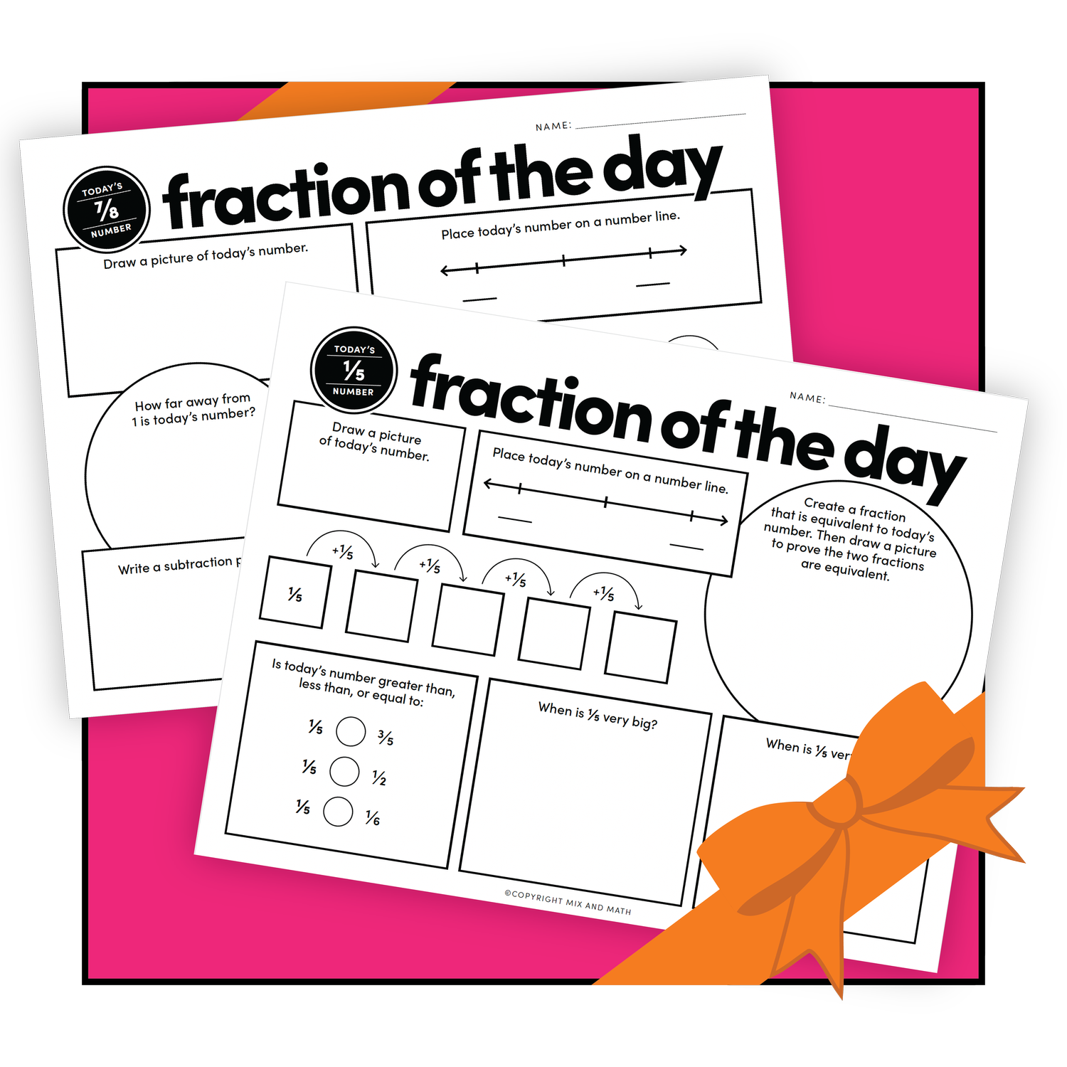 Day 1 Fraction Of The Day Mix And Math day-1-fraction-of-the-day-mix-and-math