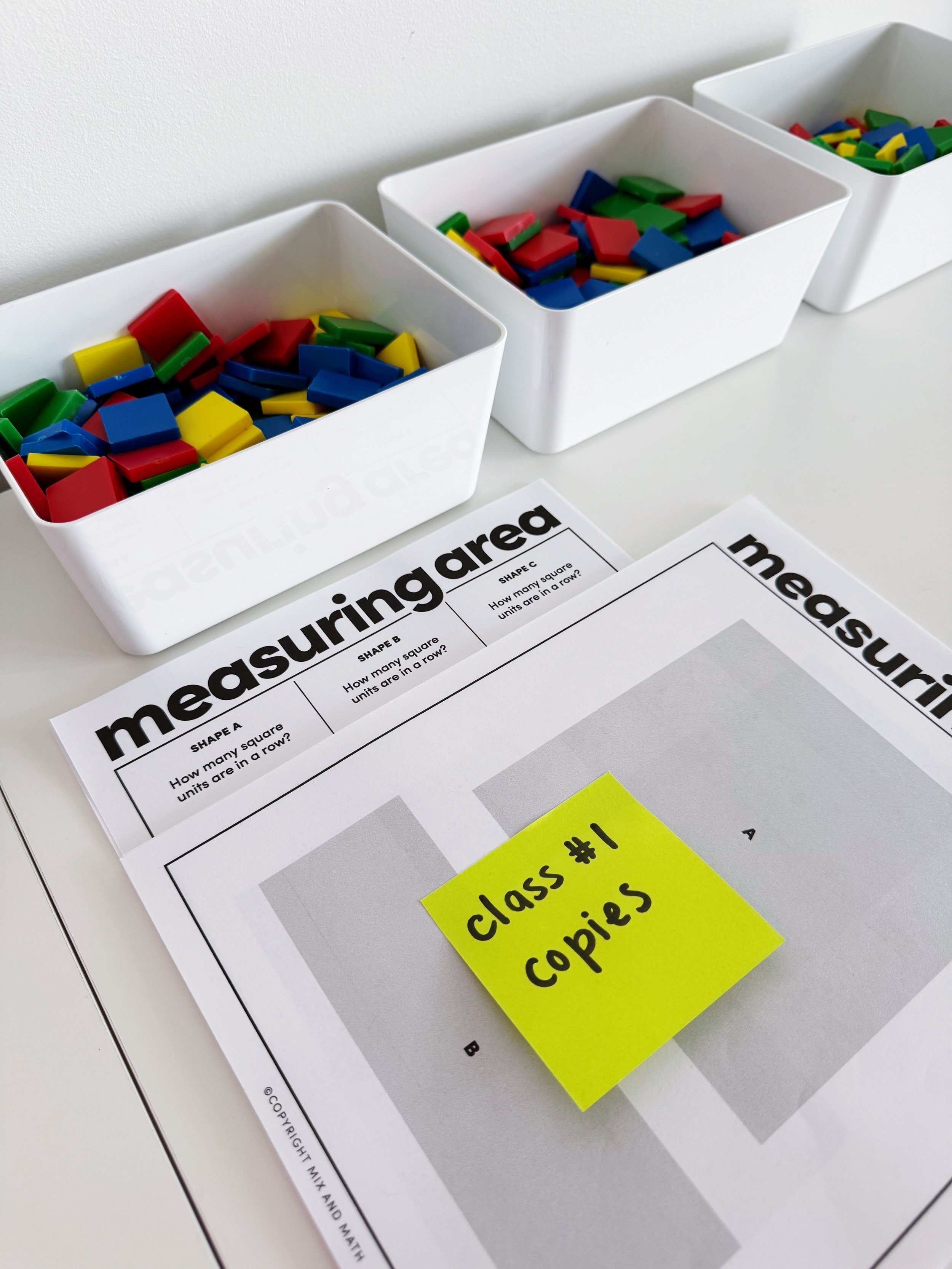 Managing Math Manipulatives in the Upper Elementary Classroom — Mix and ...