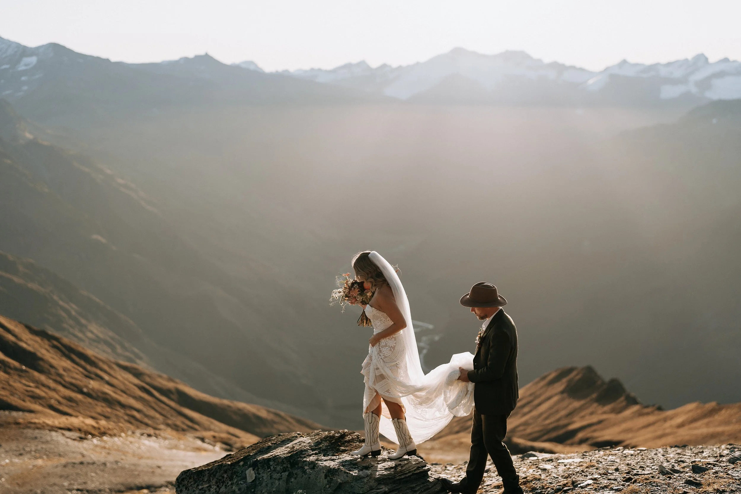 Daisy & Moss | NZ Heli Elopement Packages